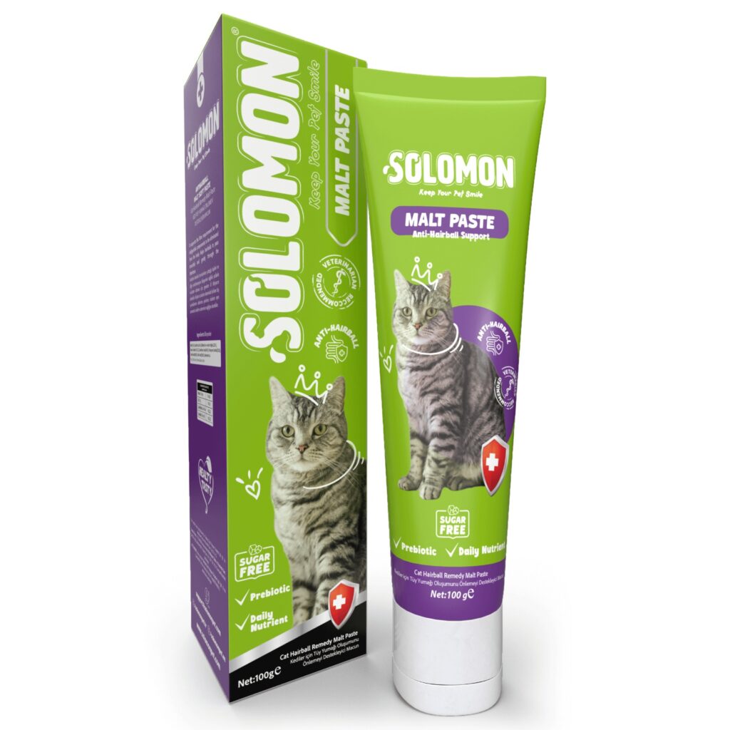 Solomon Malt Paste 100 Gr Kedi Tüy Yumağı Önlemeyi Destekleyen Malt ...