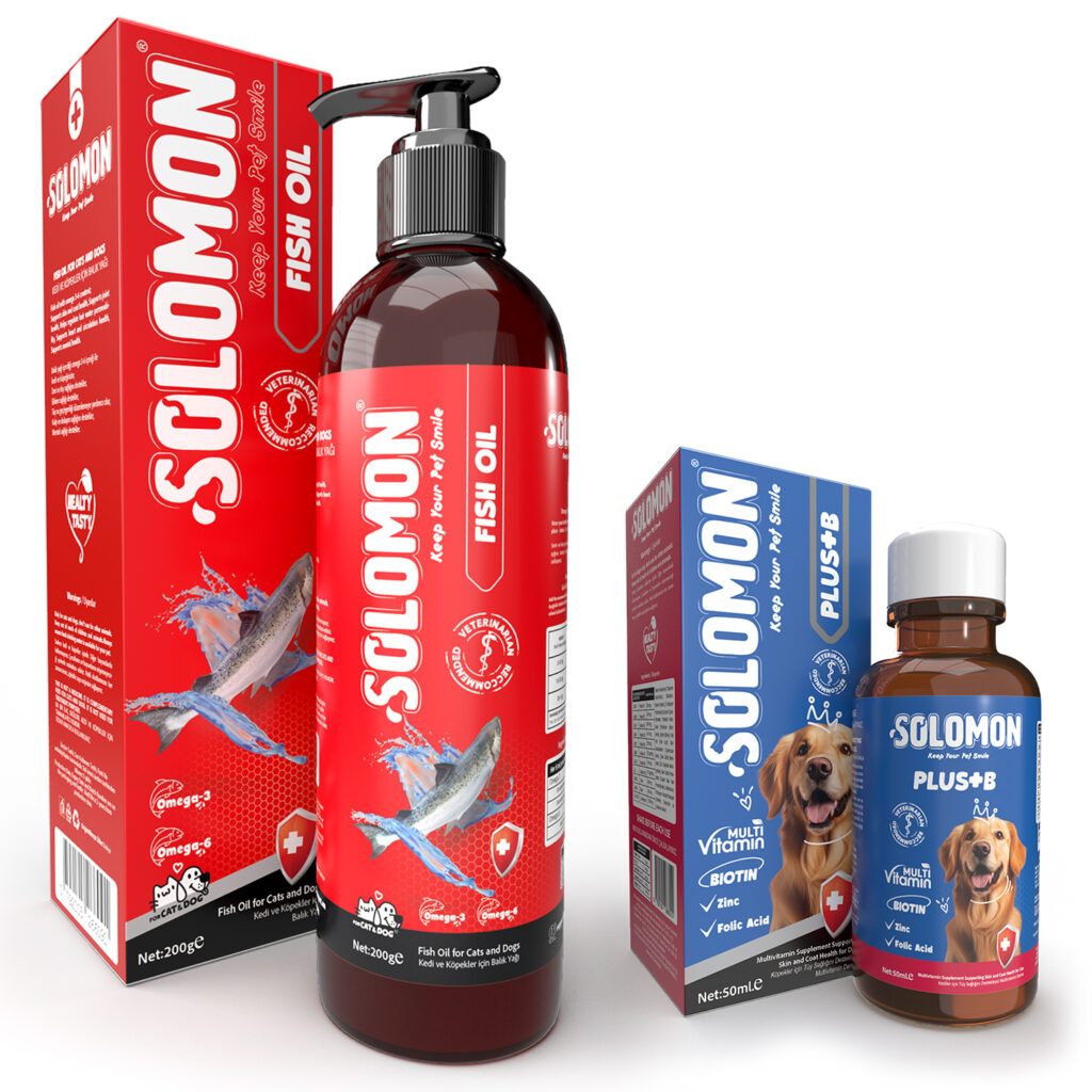 Köpek Sağlıklı Tüy Seti (Fish Oil & Plus B Dog) - Solomon